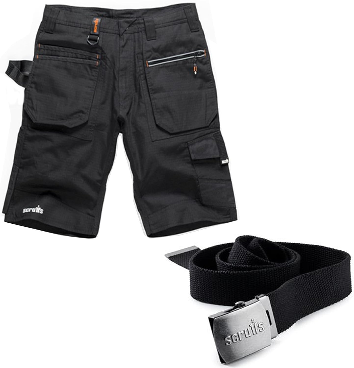 mad4tools Scruffs Ripstop Cargo Shorts with Adjustable Clip Belt ...