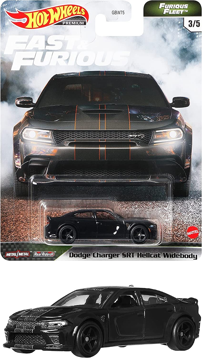 Hot Wheels Premium Fast & Furious Dodge Charger SRT Hellcat Widebody ...