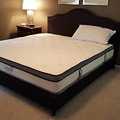 Amazon.com: Home Life Cloth Black Linen 51" Tall Headboard Platform Bed ...