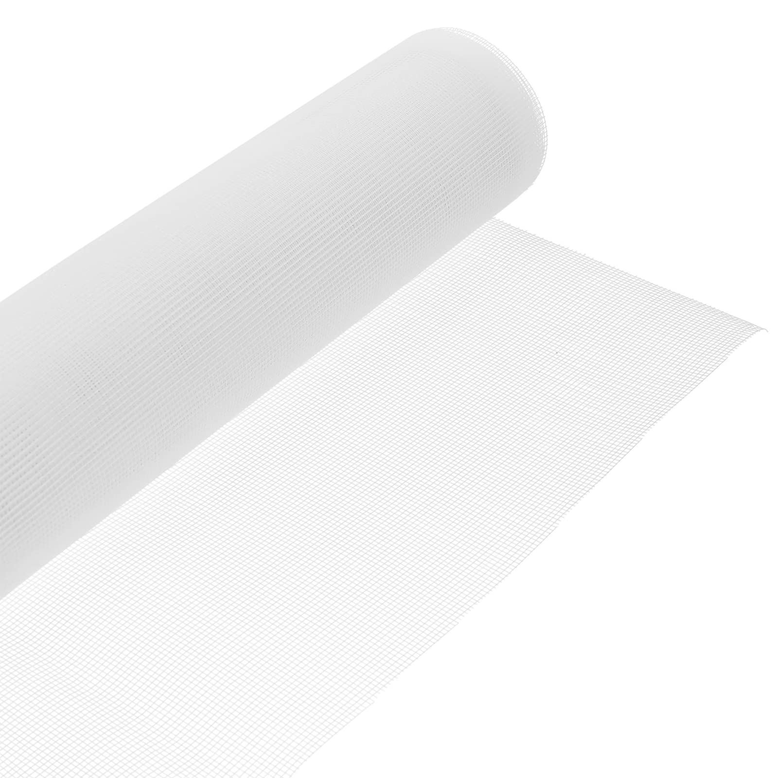 White Fiberglass Window Screen Mesh Roll for Windows, Screen Doors, and ...
