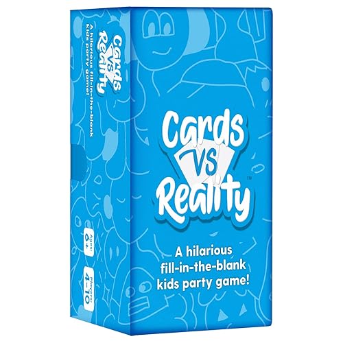 Cards Vs Reality Party Card Game for Kids & Families Hilarious Fill-in ...
