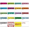 600 Count 3 x 2 Large Home Moving Packing Box Labels for 3-4 Bedroom ...