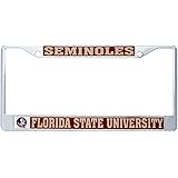 Amazon.com: Florida State University FSU Seminoles Metal License Plate ...