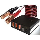 Amazon.com: Bejavr 12V 24V to USB USB-C DC Buck Conversion Charger Multi Port Adapter with ...