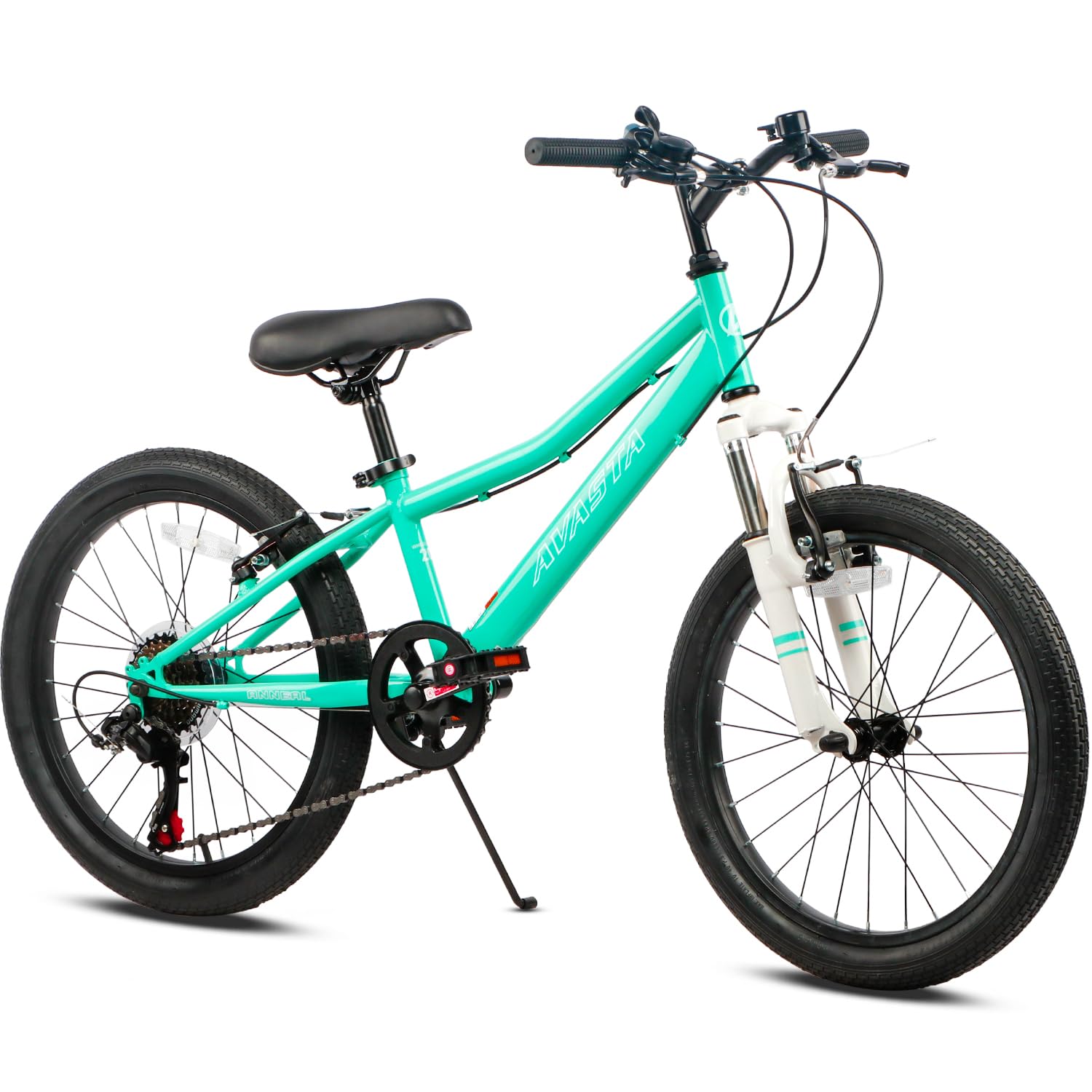 AVASTA 20'' Big Kids Mountain Bike for Age 6 7 8 9 10 11 12 Years Old ...