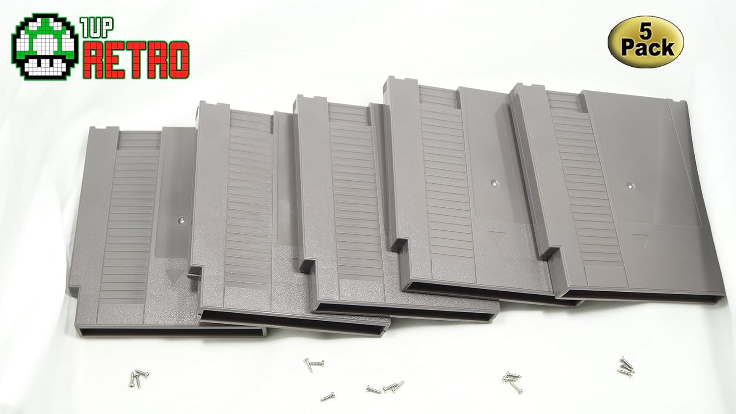 Amazon.com: Nintendo NES Replacement Shell. Gray Cartridge. Multi-Pack ...