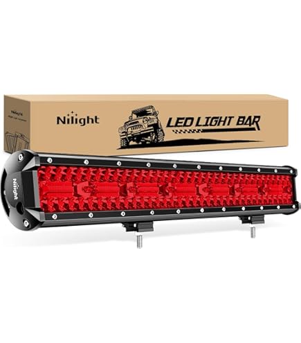White Red Light Hunting Led Bar