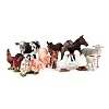 Boley Farm Animal Figurines - 15 Piece Playset of Small Realistic ...