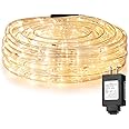 Amazon.com: LE 33ft 240 LED Rope Lights Outdoor, Upgraded 2700K Warm ...