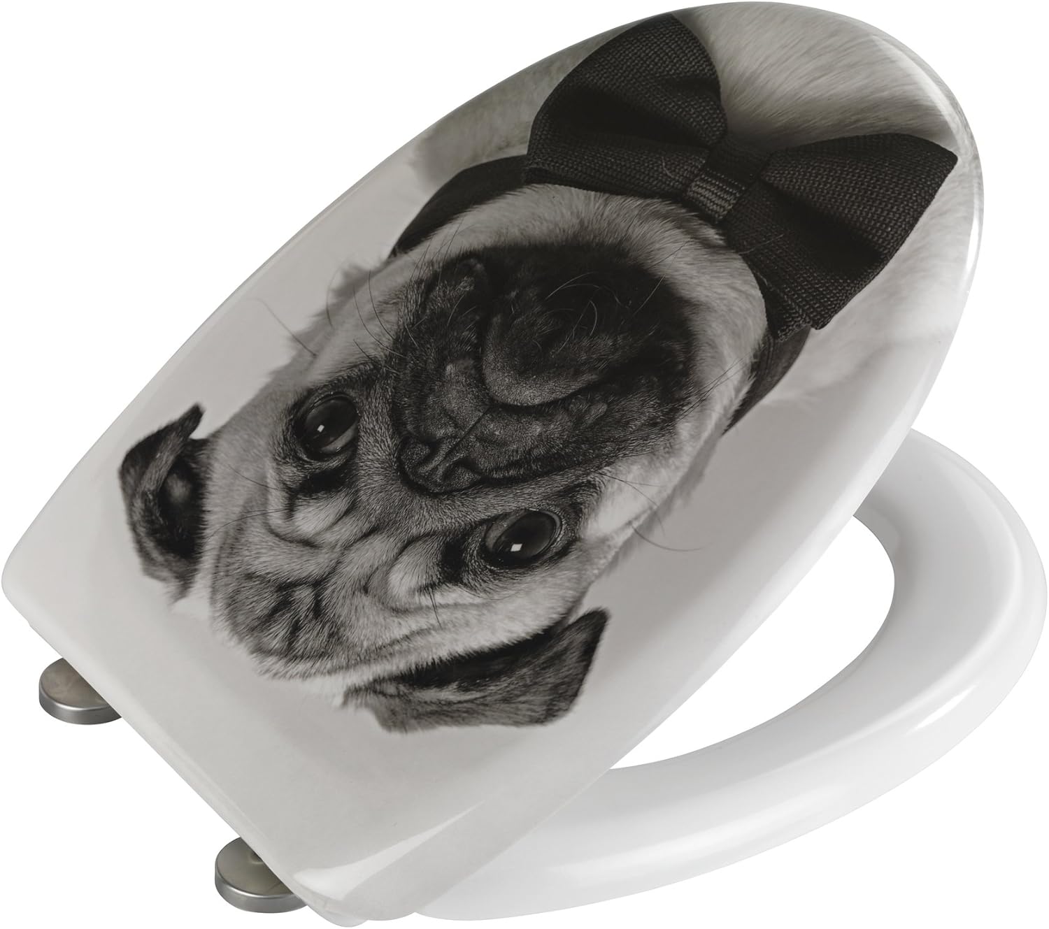 WENKO 23444100 Toilet seat Pugy – Toilet seat with soft closing ...