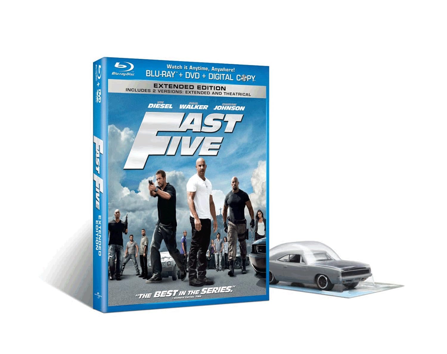 Amazon.com: Fast Five BD Combo with Die-Cast Toy Dodge Charger [Blu-ray ...