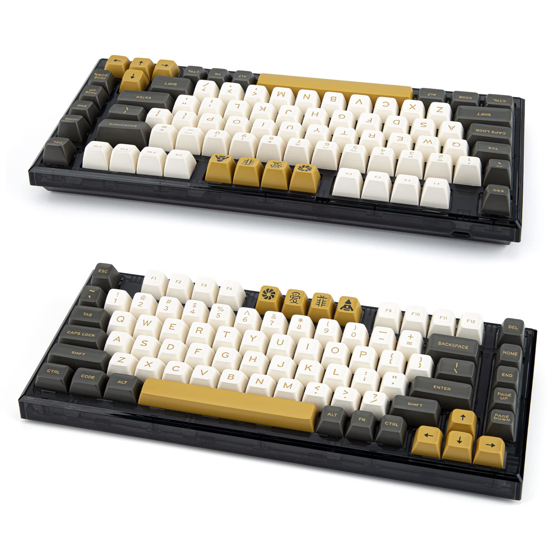 Mua 172 Keys Custom Keycaps Set, Double-Shot Molding, SA Profile, ABS ...