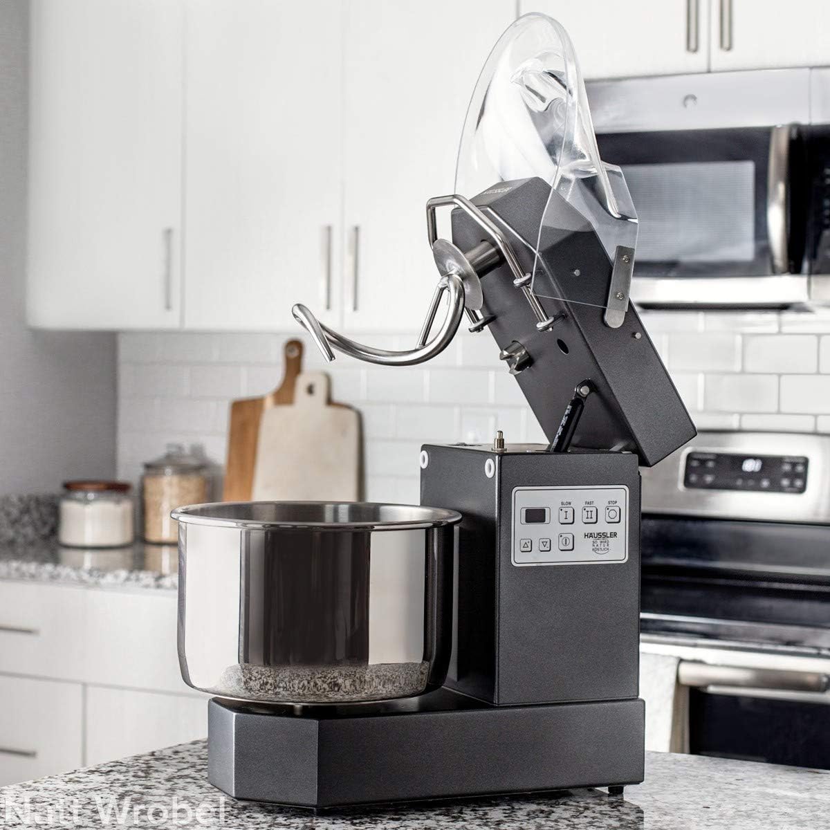 Amazon.com: Häussler Alpha Spiral Dough Mixer, Charcoal, 9 Quart ...