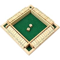 WE Games 4-Player Shut the Box, Board Games - Amazon Canada