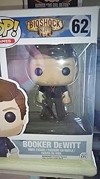 Amazon.com: Funko POP Games: Bioshock - Booker DeWitt Action Figure ...