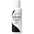 Amazon.com : Adore Semi-Permanent Haircolor #118 Off Black 4 Ounce (118ml) : Hair Color Primers ...