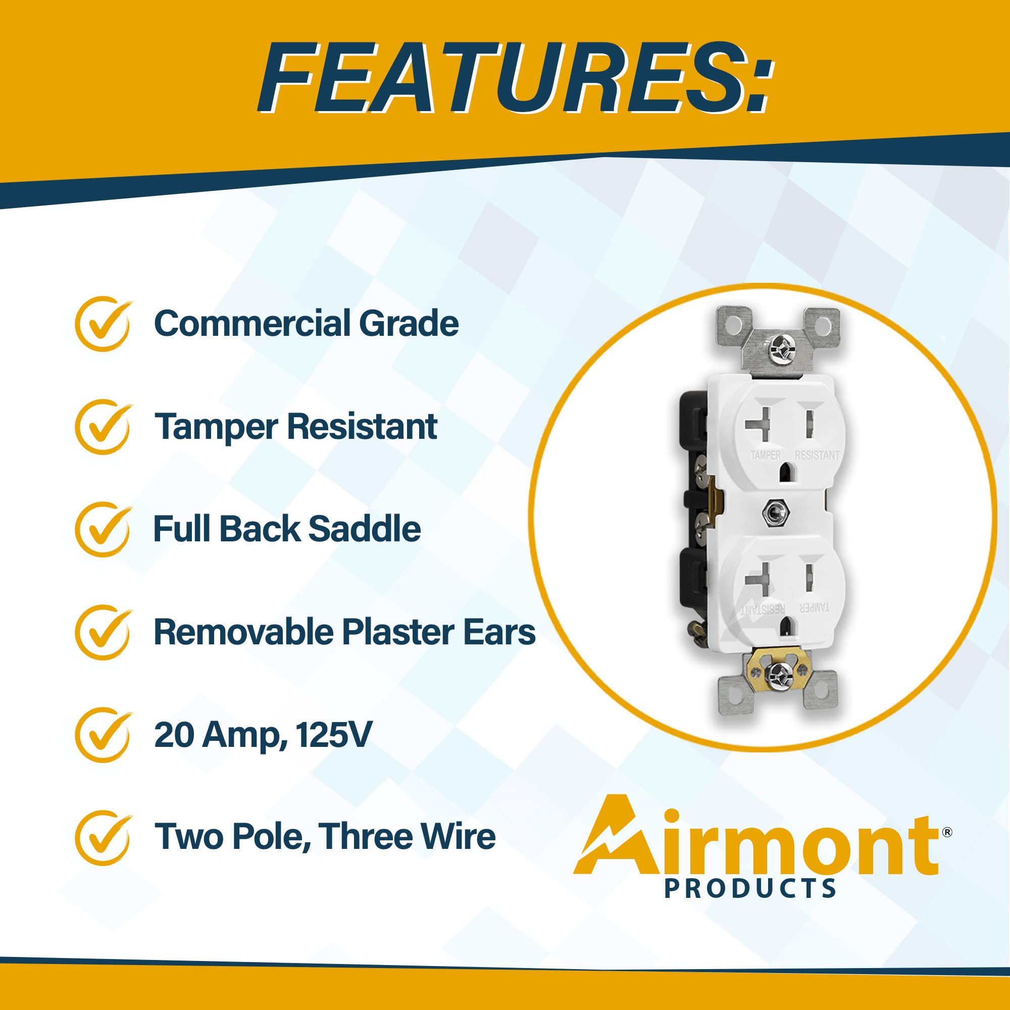 Mua Outlet Box Kit, 2x4'' Utility Electrical Box, Tamper Resistant 20 ...