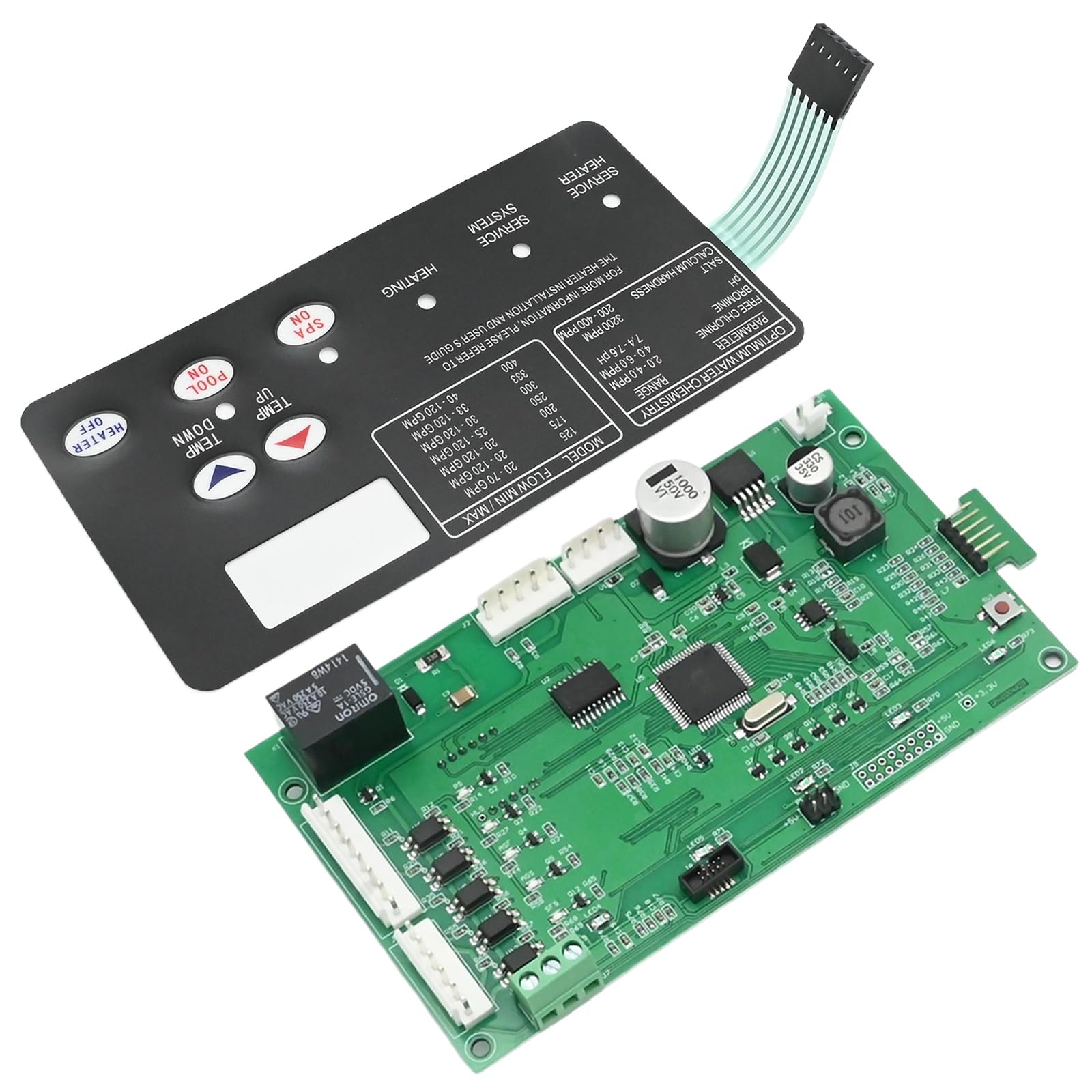 Saihisday 42002-0007S Control Board&Switch Pad Replacement for Pentair ...