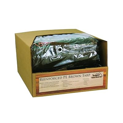 Buy Texsport Heavy-Duty Waterproof Brown Tarp at Ubuy Nepal