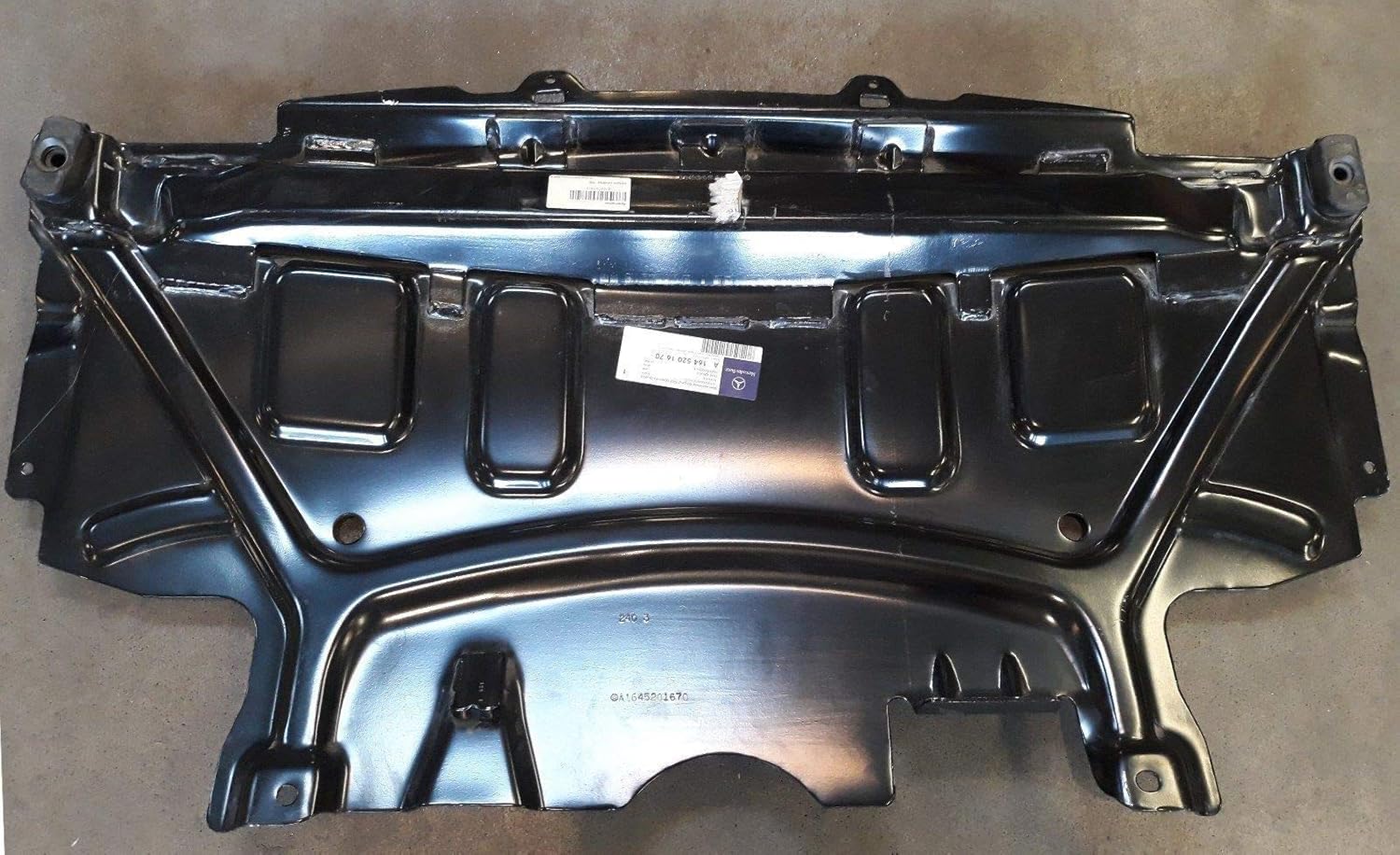 New Genuine ML GL-Class W164 Front Bumper Lower Shield A1645201670 ...