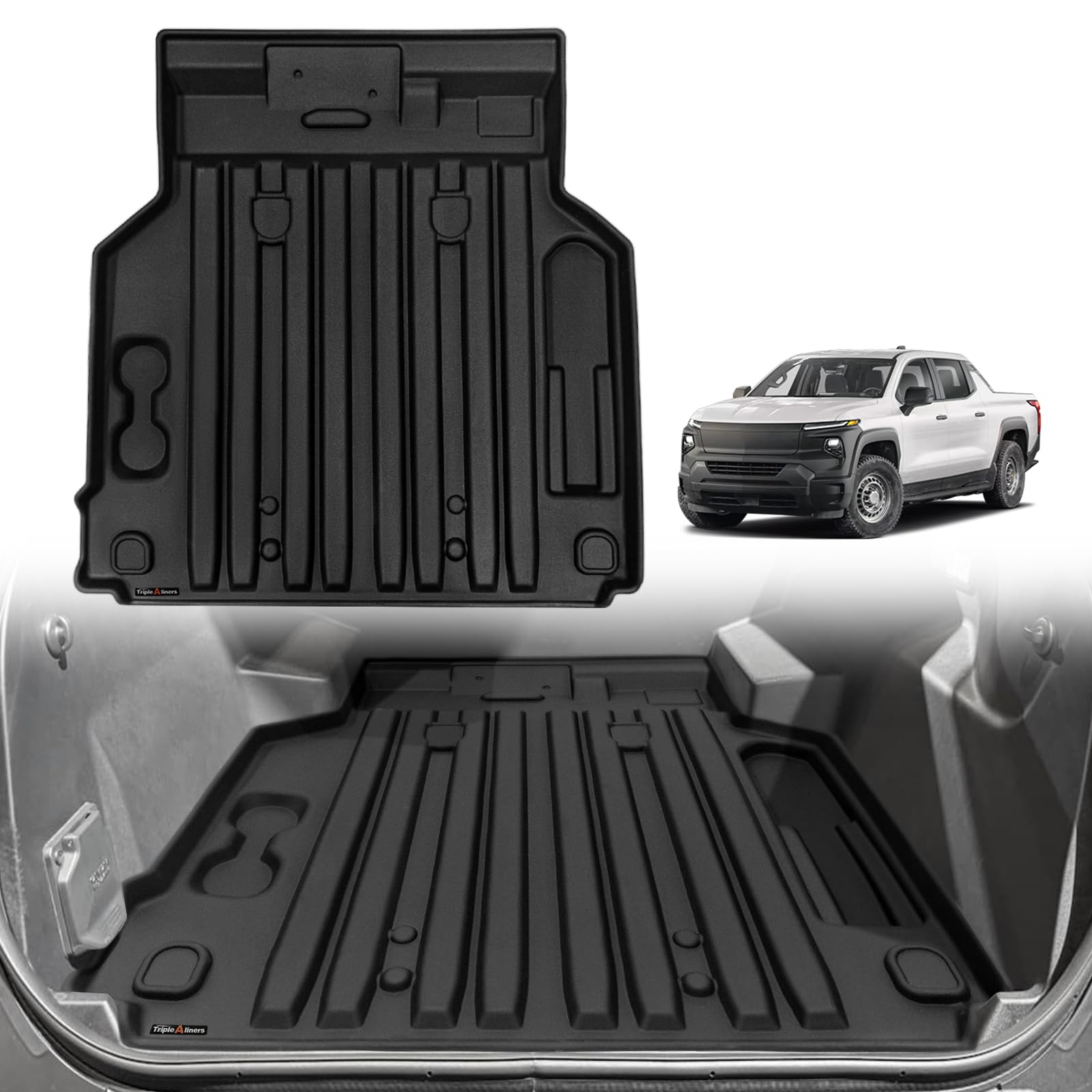 TripleAliners Frunk Mat Compatible with 2024-2025 Chevrolet Silverado EV WT