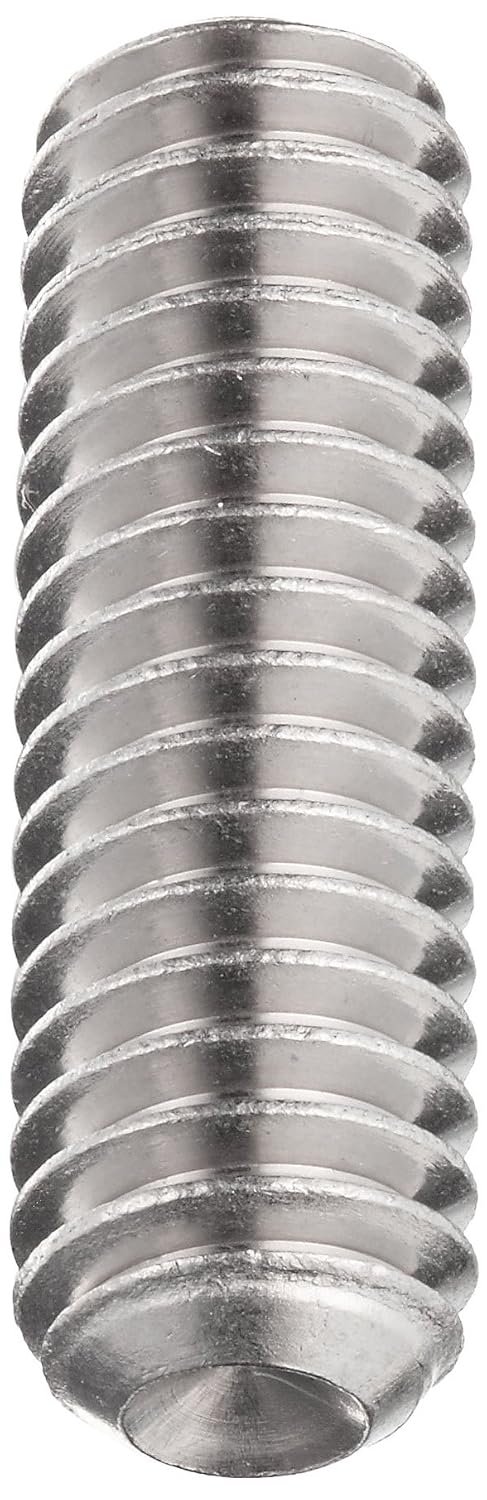 Pack of 100 3/16 Length 316 Stainless Steel Set Screw Hex Socket Drive ...