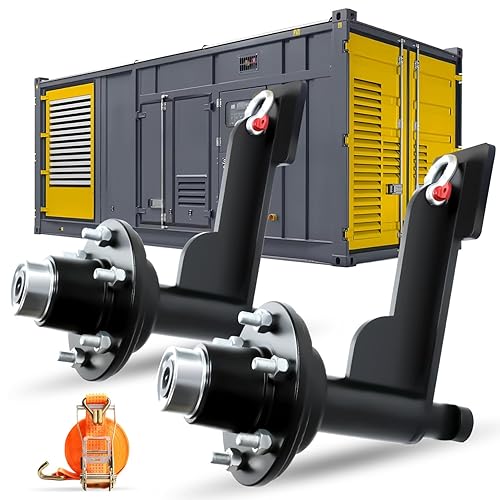 2 Pack Shipping Container Wheels 6-Lug Wheels kit, Shipping Container ...