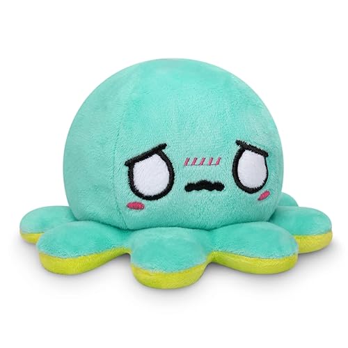 TeeTurtle - The Original Reversible Octopus Plushie - Green Happy ...
