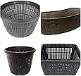 Amazon.com : Medium Sized Plastic Mesh Aquatic Pond Planting Baskets ...