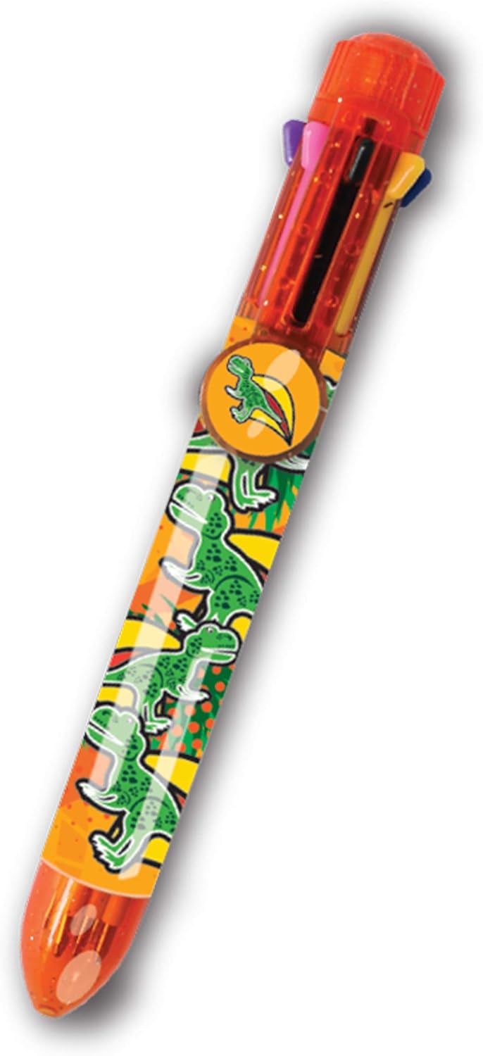 Rainbow Writer – T-Rex, Multicolour Pen from Deluxebase. 8 in 1 ...