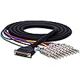 Amazon.com: HOSA DTP803 Balanced Snake DB25 to 1/4" TRS - (9.75 Feet) (Black) : Musical Instruments