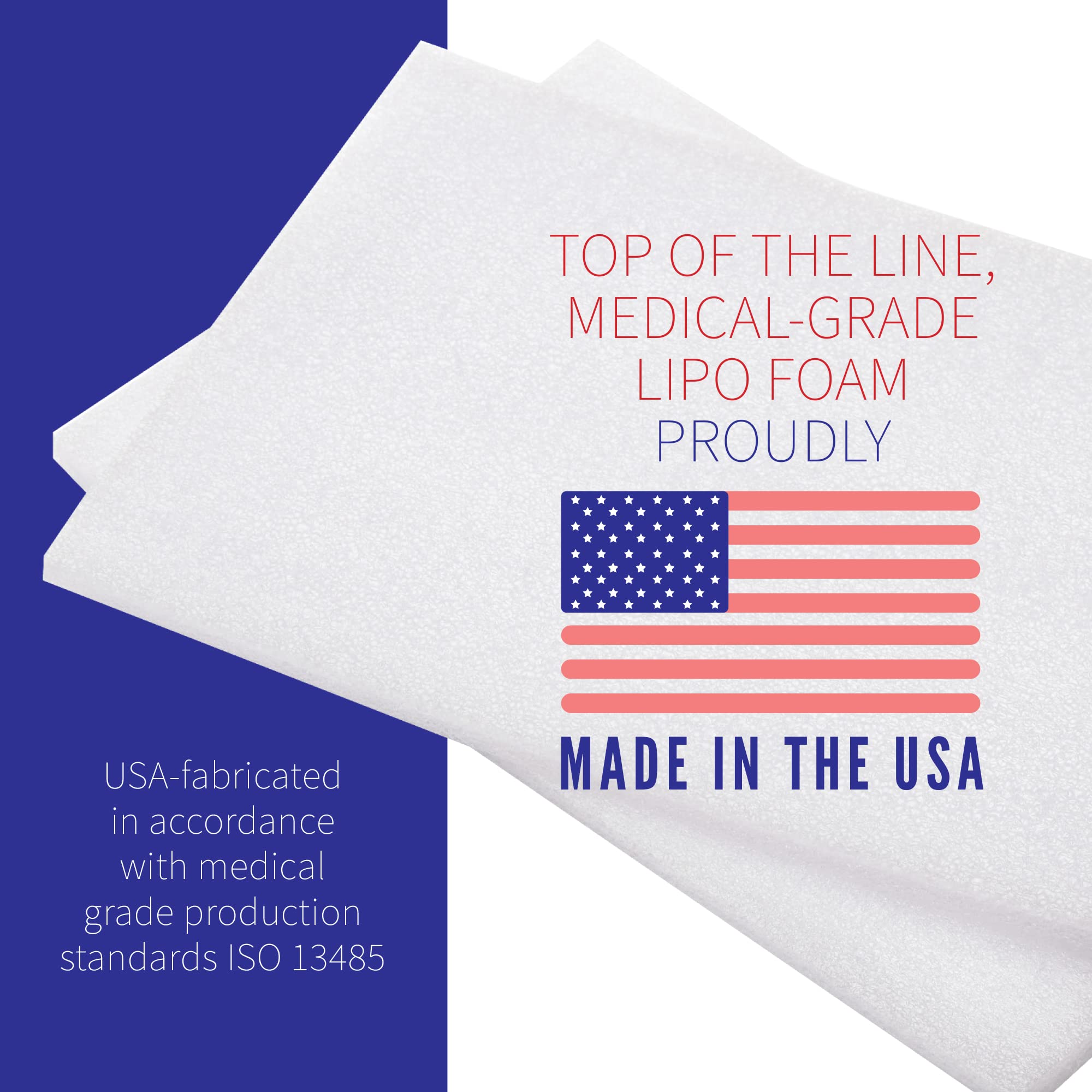 Mua New Millennium Premium Lipo Foam Sheets (3 Pack) | USA Medical ...