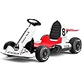Amazon.com: XJD Electric Go Kart 12V Battery Powered Pedal Go Karts for ...