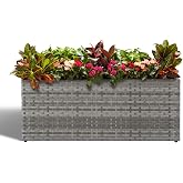 Amazon.com : LEWIS&WAYNE Tall Planters for Outdoor Plants Handmade ...