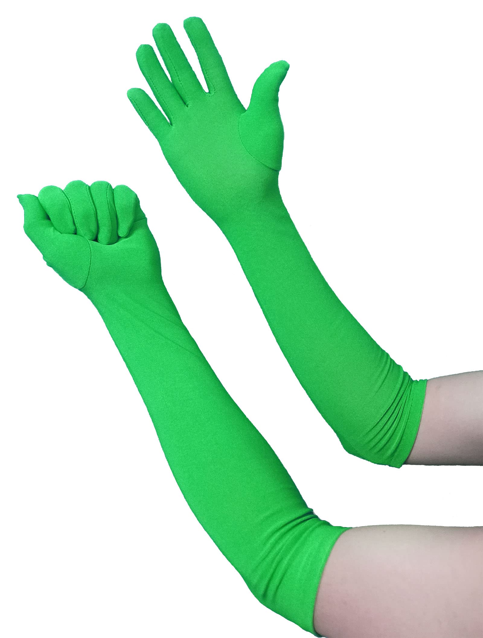 JOMOCARE Cosplay Gloves Long Tight Strech Gloves for Cosplay Costume ...