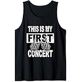 Amazon.com: Retro This Is My First Concert Shirt Kids For Men Women T ...