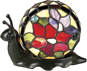 Jeweled Tiffany Style Snail Accent Lamp - Table Lamps - Amazon.com