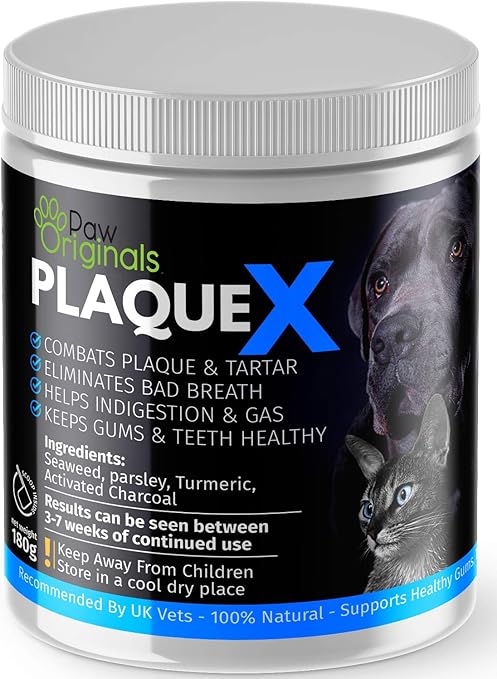Plaque X 100% Natural Plaque Off & Tartar Remover For Dogs & Cats ...