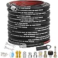 Amazon.com: Sewer Jetter Kit for Pressure Washer 150FT, Drain Cleaner Hose 1/4 Inch NPT, NPT ...