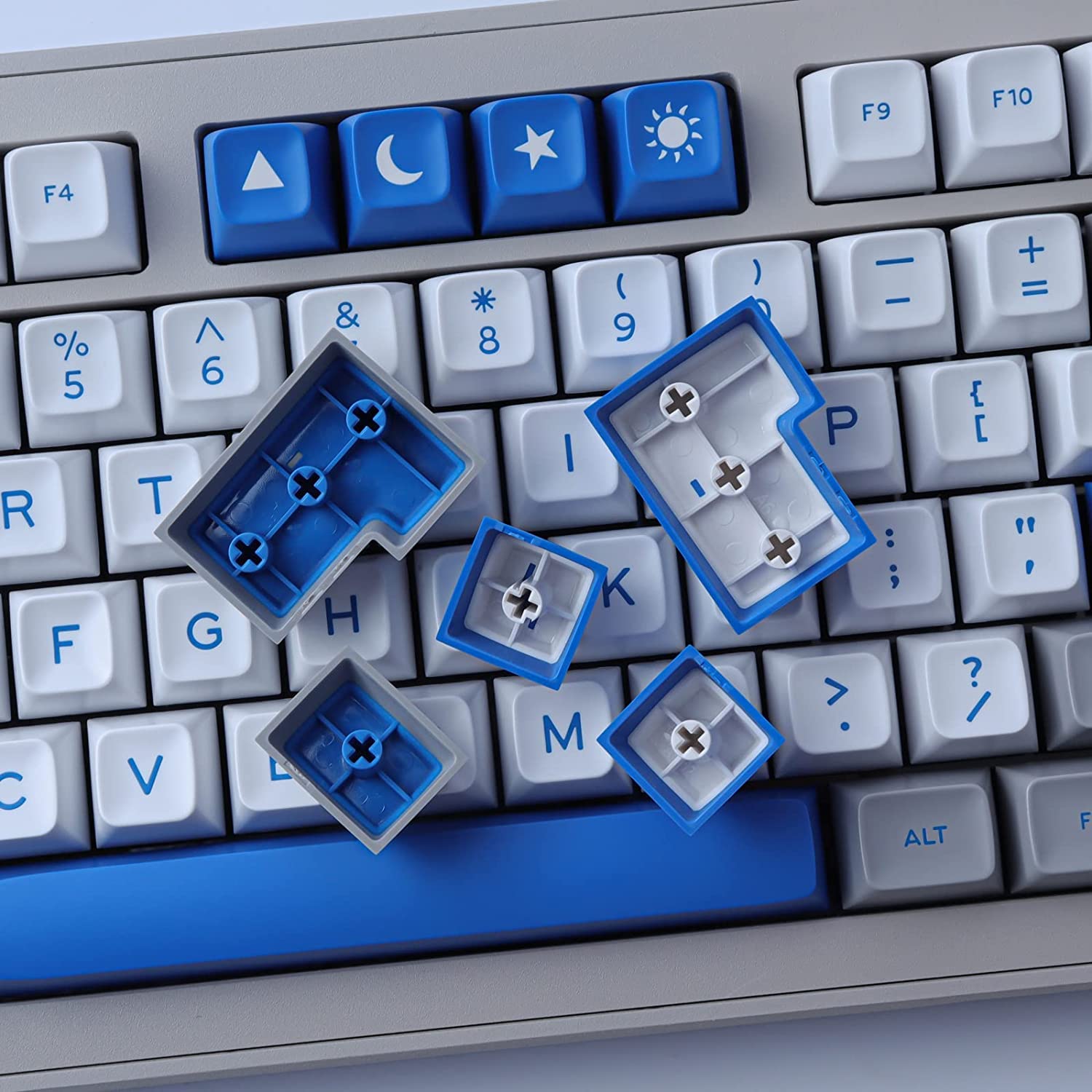 Mua JOMKIZ Double Shot Keycaps,173 Keys SA Profile Keycaps Set with 2 ...