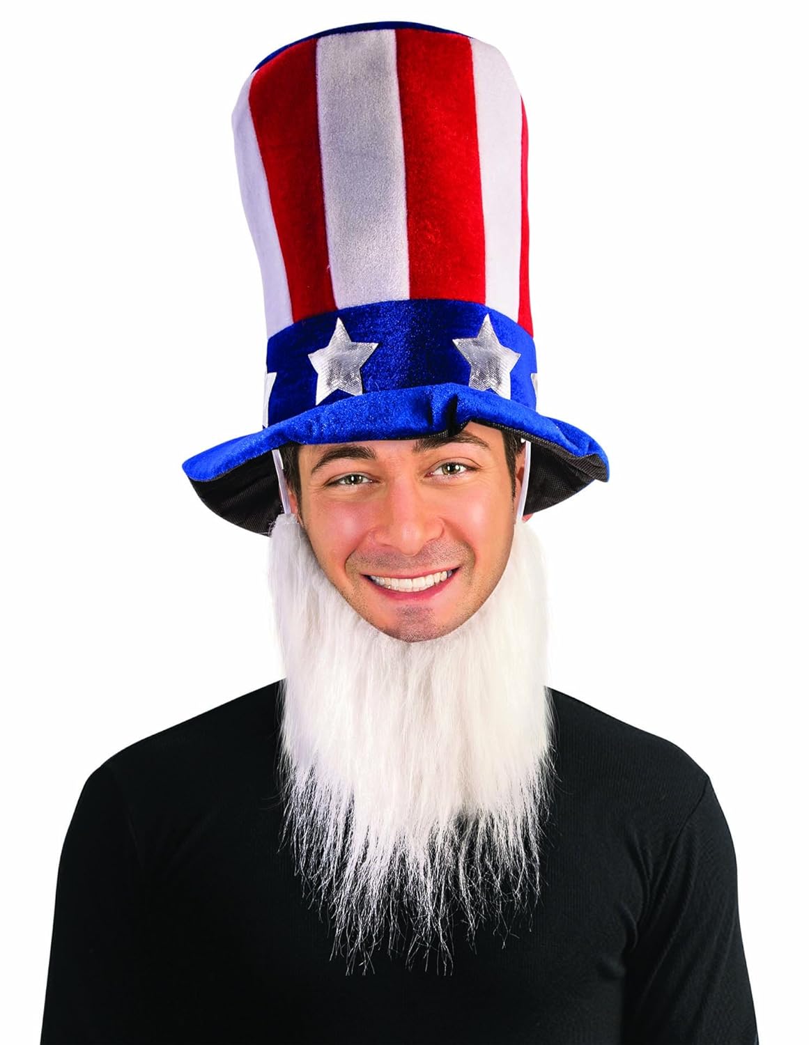 Amazon.com: Forum Novelties Men's Uncle Sam Hat with Beard Party ...