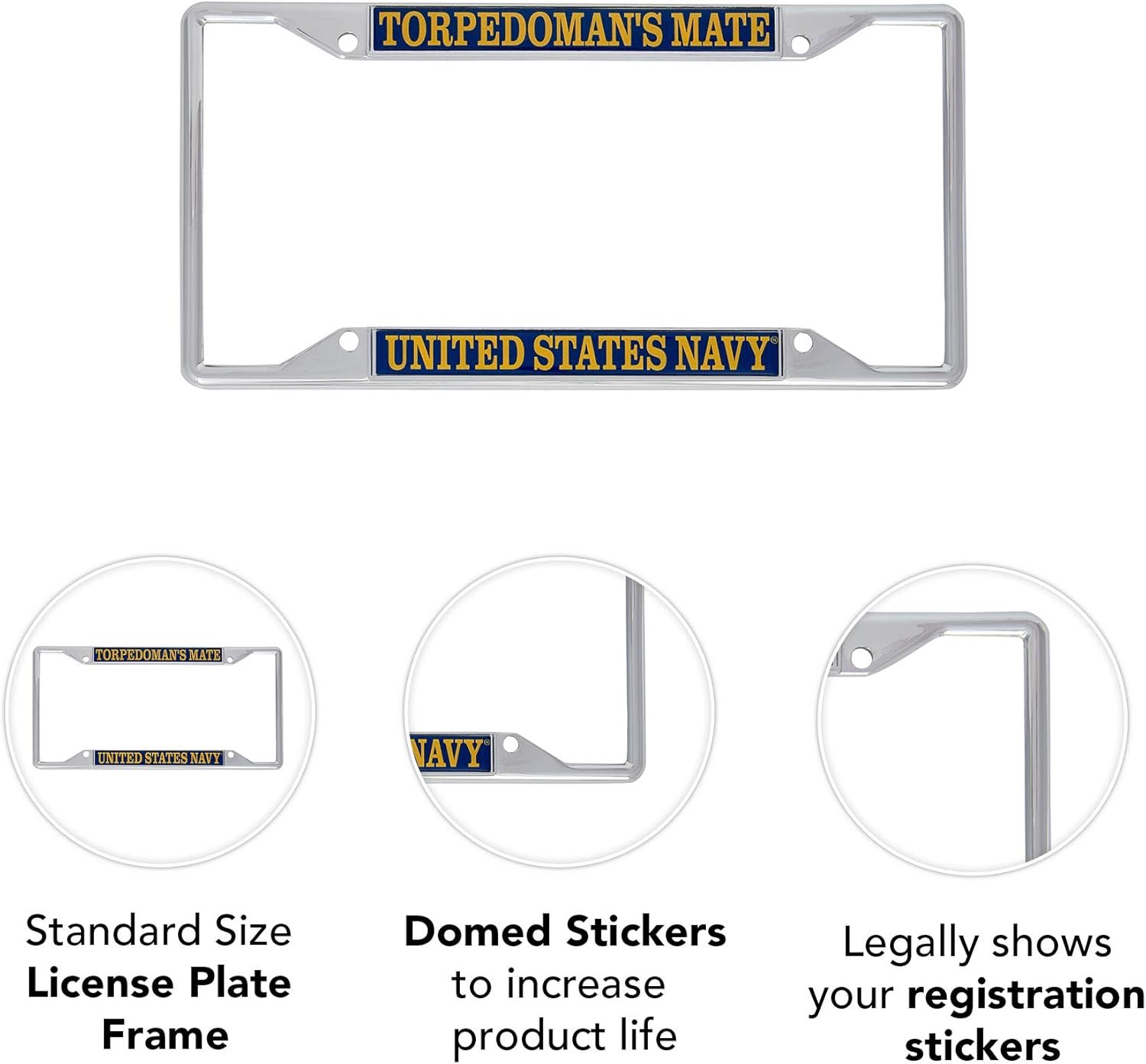 Desert Cactus US Navy Torpedomans Mate Enlisted Rating Insignia License ...