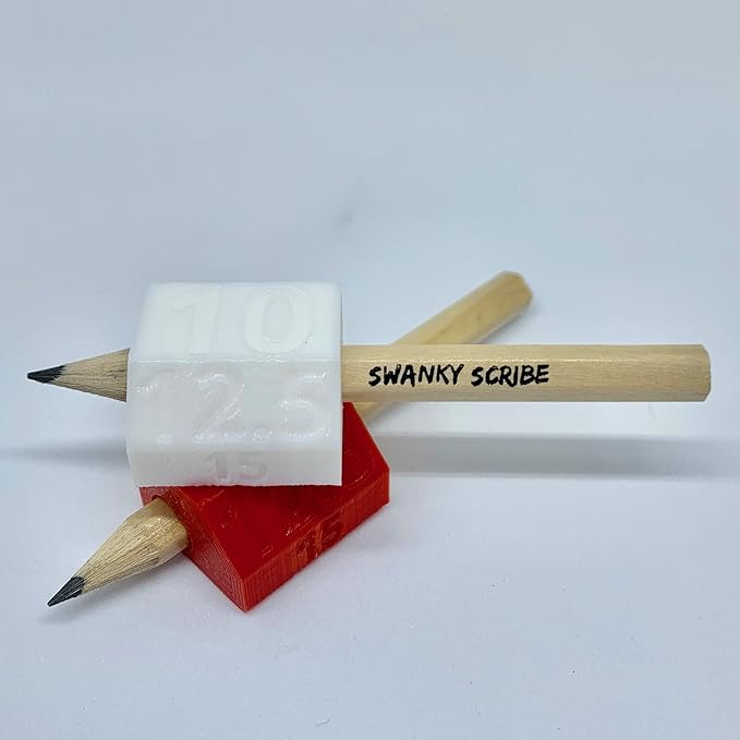 Swanky Scribe Set - 1x Red & 1x White Scribe Tool + 4 Perfect Fit ...