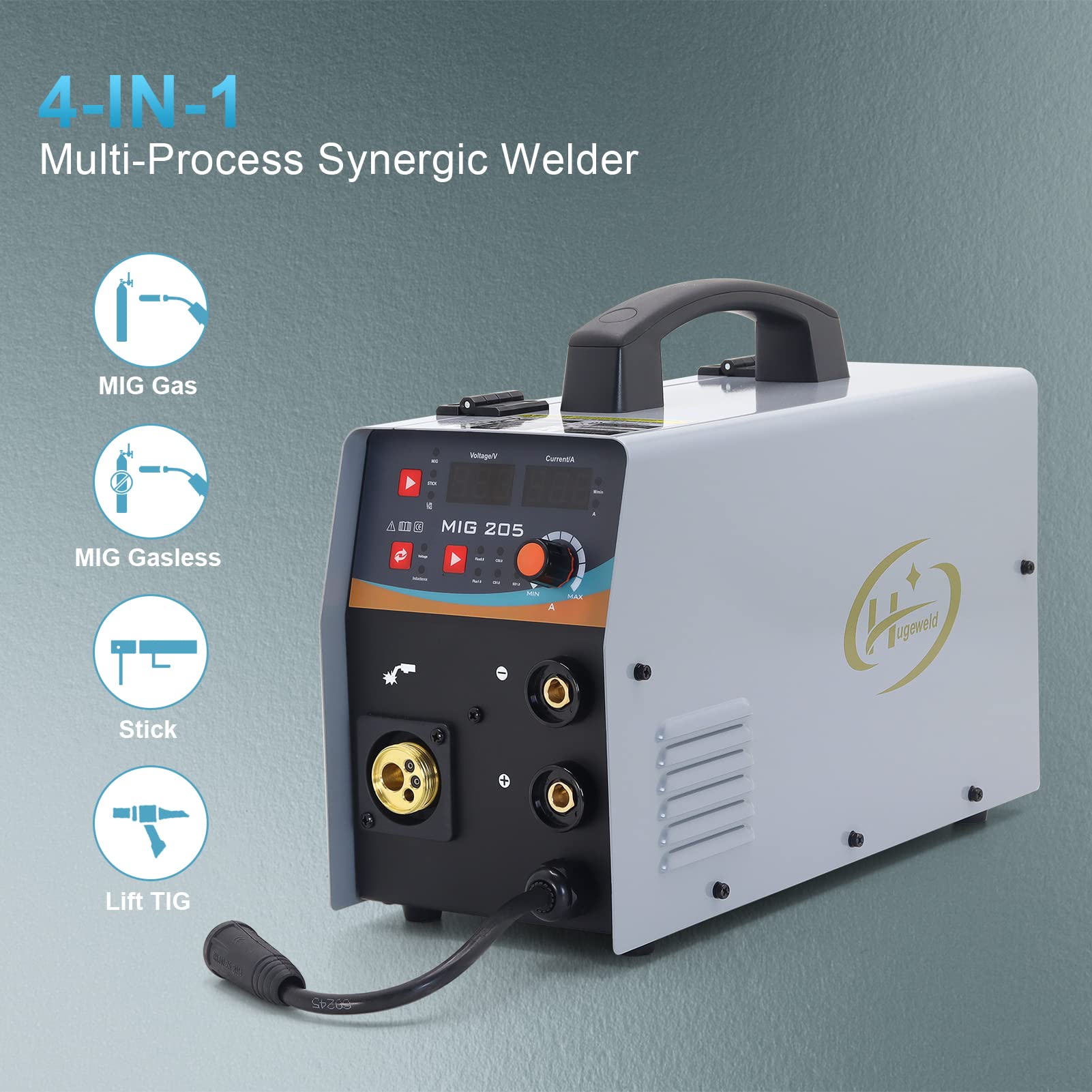 Mua MIG Welder 200Amp 4 in 1 MIG Gas/Gasless/Lift TIG/Stick ...