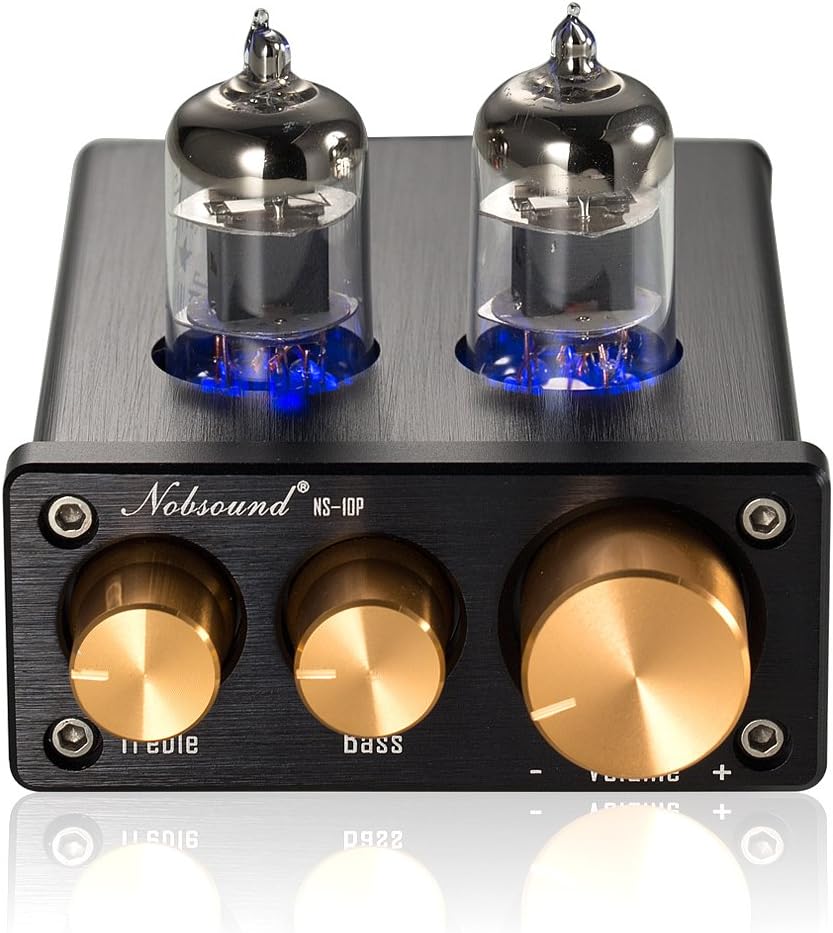 Nobsound NS-10P Mini Vacuun Tube Preamp Audio Hi-Fi Stereo Pre ...