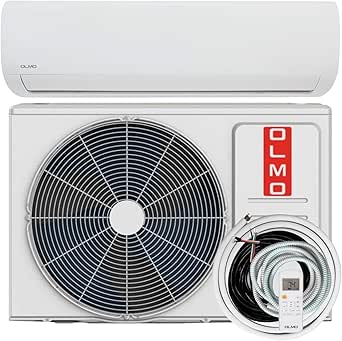 Amazon.com: OLMO Alpic 12,000 BTU, 110/120V Ductless Mini Split Air ...