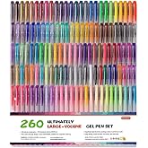 Amazon.com : LANRENWENG 120 Pack Painting Pen Set 100 Colored Gel Pens ...