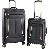 Amazon.com | Perry Ellis Luggage Reverse 2 Piece Set Expandable ...