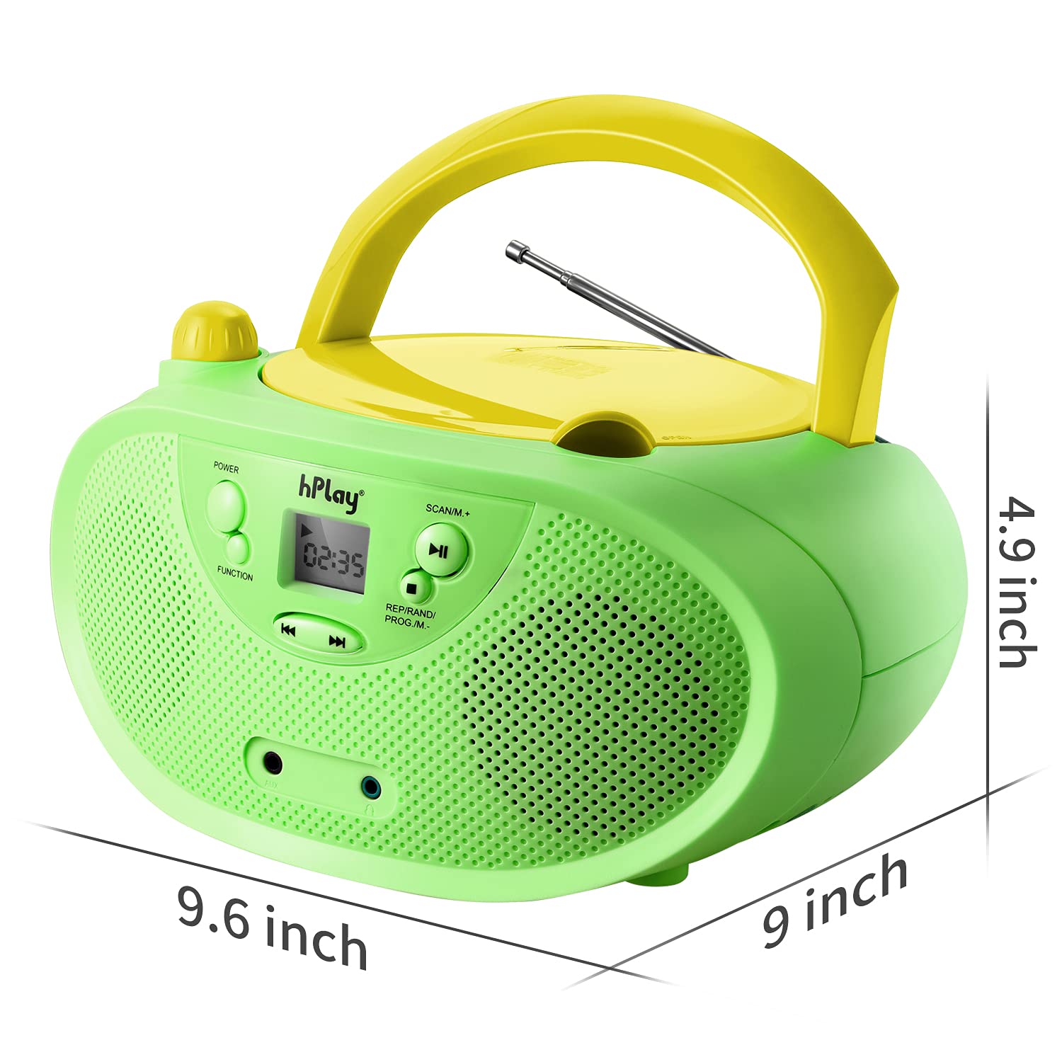 Mua hPlay Gummy GC04 Portable CD Player Boombox with AM FM Stereo Radio ...