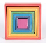 TickiT Wooden Rainbow Architect Arches - Nesting Puzzle - Stacking ...